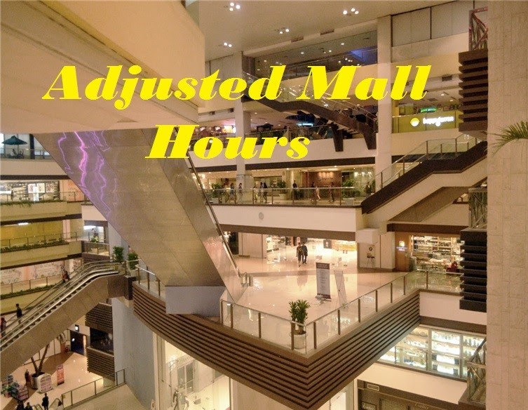 Manila Shopper: HGCQ Adjusted Mall Hours & Store Hours of Supermarkets