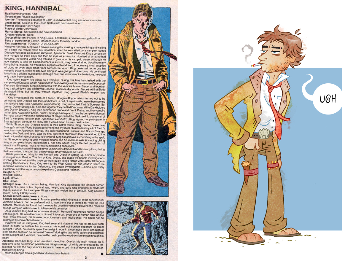 The Official Handbook to the Marvel Universe - REDUX Edition: HANNIBAL ...