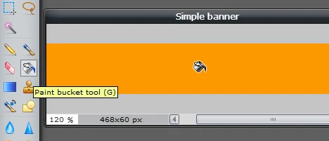 Create a simple Banner with Pixlr Editor