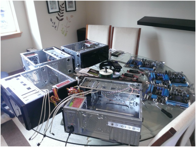 Windows HPC Machinations: Building a 32 cores, 16 nodes HOME HPC Cluster