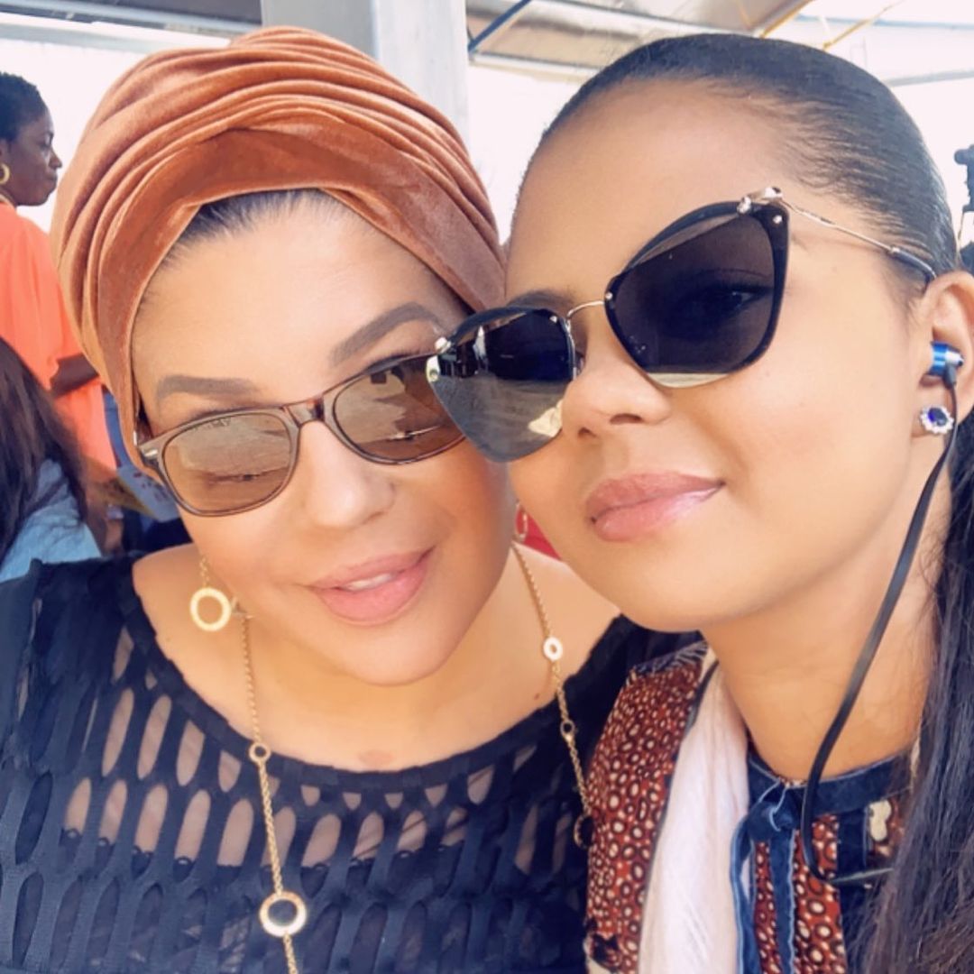 Photo of Samira Sheriff and daughter Meram Indimi