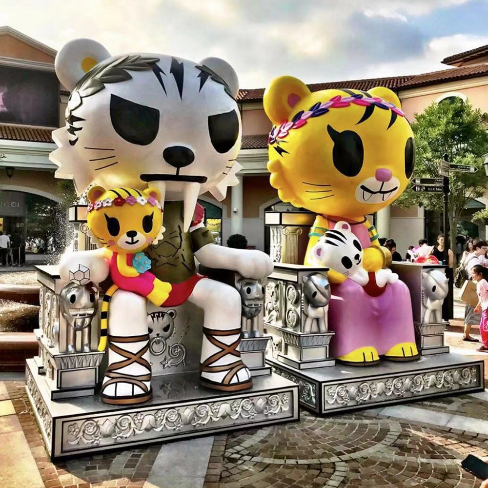 tokidoki x 8oz Giant Tiger Family Sculpture Collectibles for Sept 9 Release