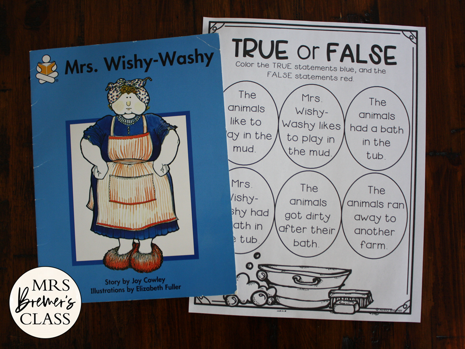 Oh, Lovely Mud! Mrs. Wishy-Washy Activities | Mrs. Bremer's Class