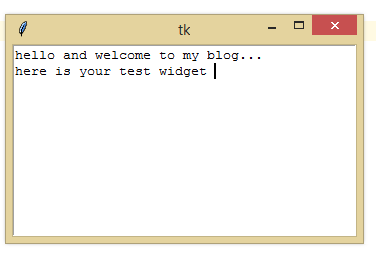 Text widget of tkinter - Dynamic Coding