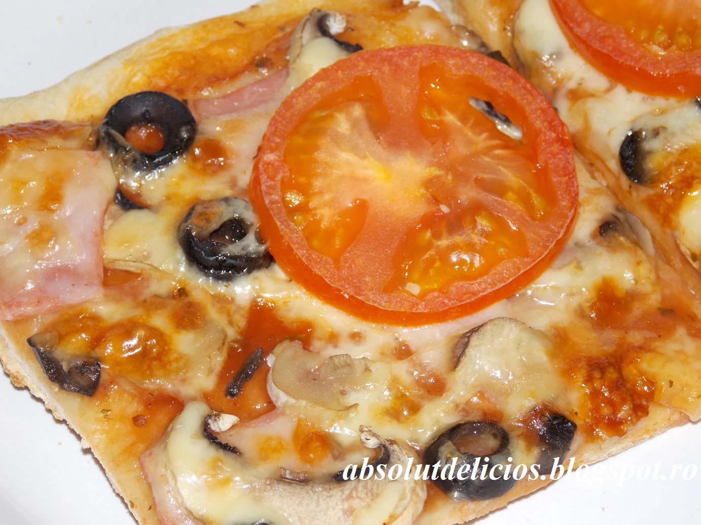 Absolut Delicios: PIZZA CAPRICCIOSA RECIPE