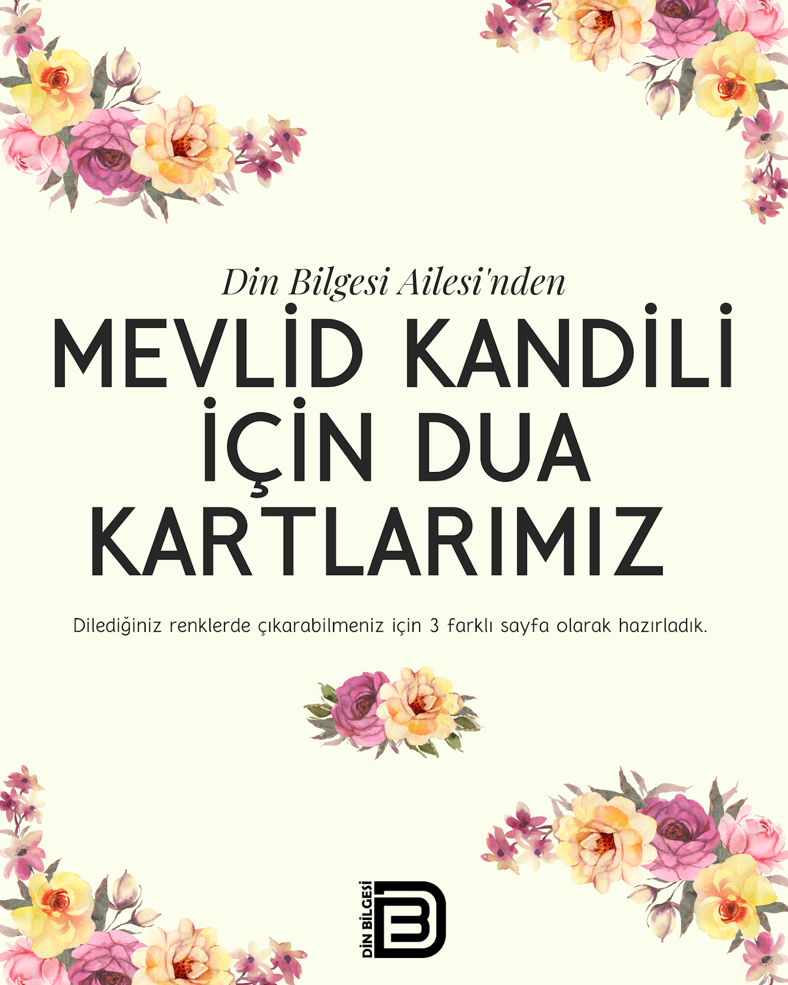 Mevlidi Nebi Haftası Dua Kartları