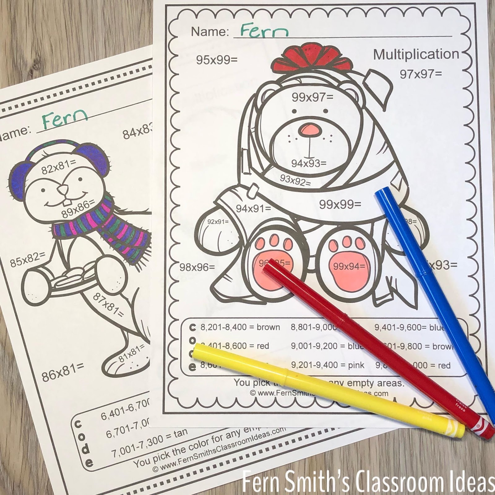 Need Some Seasonal Fun for Two-Digit By Two-Digit Multiplication ...