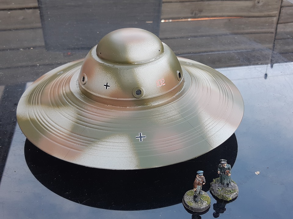 Pijlie´s Wargames Blog: Haunebu Type II FINISHED!!!!