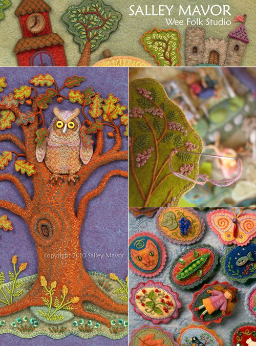 My Owl Barn: Salley Mavor of Wee Folk Studio