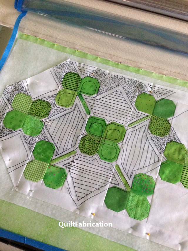 Quilting a Custom Design