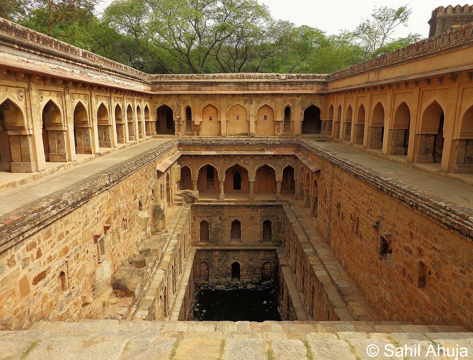 Pixelated Memories: Rajon ki Baoli, Mehrauli Archaeological Park, Delhi
