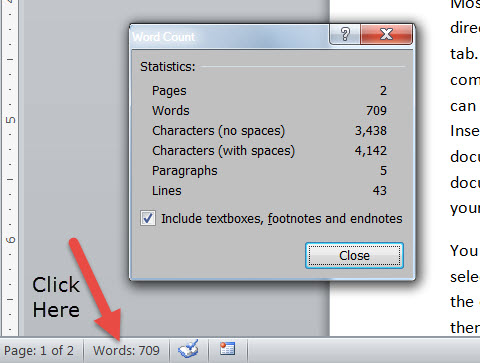 100 Amazing Computer Tips: Counting Words and Characters in Word