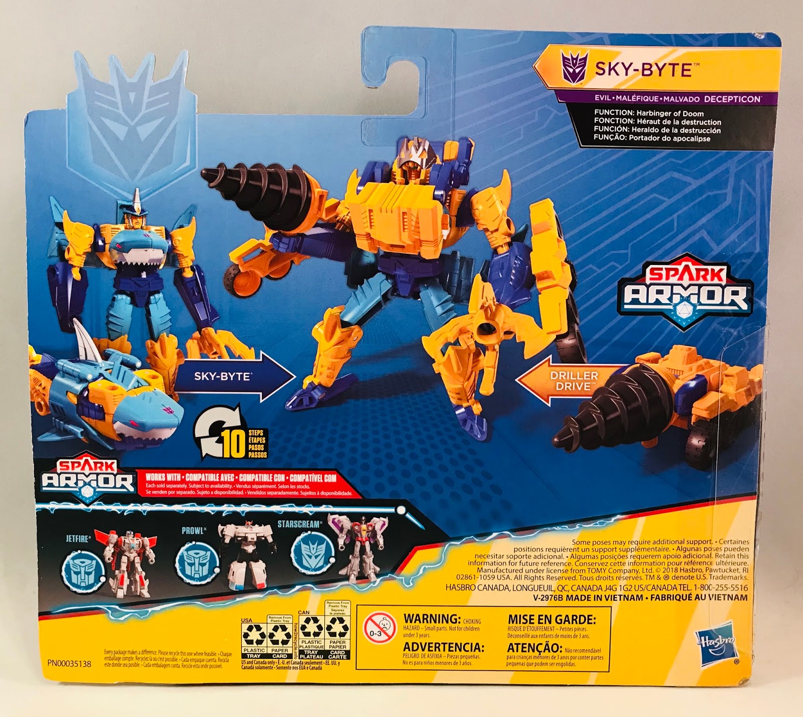 Random Toy Reviews: Transformers Cyberverse: Sky-Byte & Driller Drive
