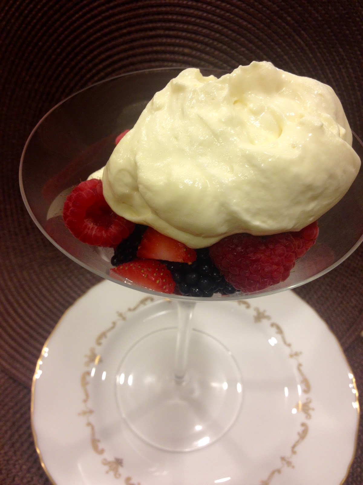 Bon Vivant Cooks: Berries with Sabayon