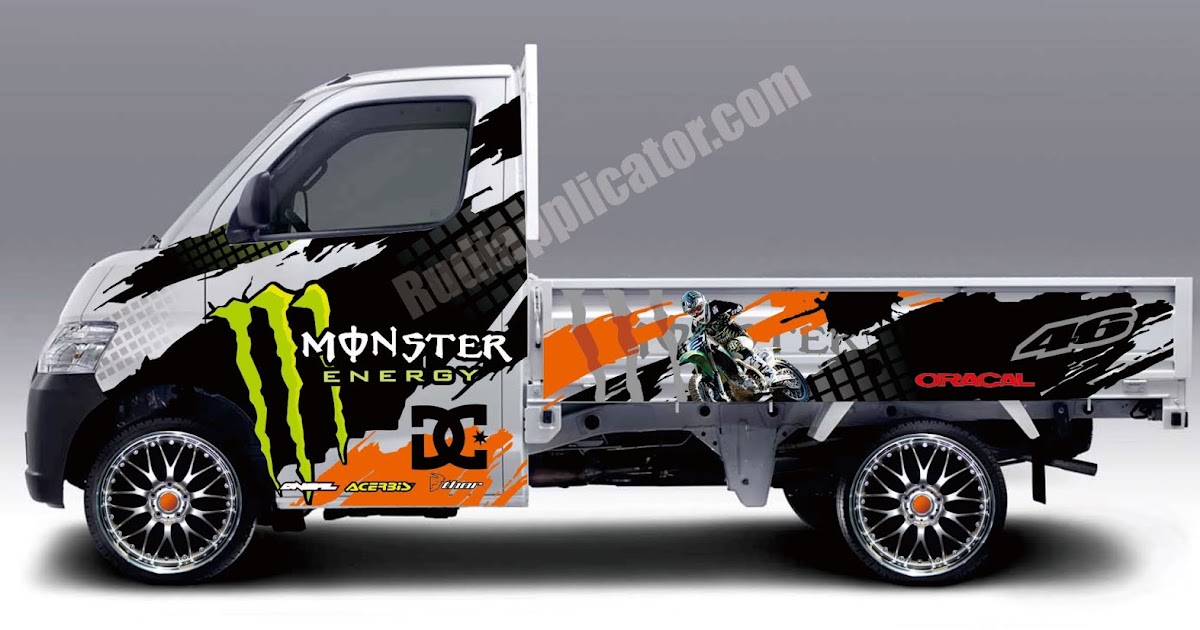 Cutting stiker keren mobil grand max pickup terbaru file vector ...