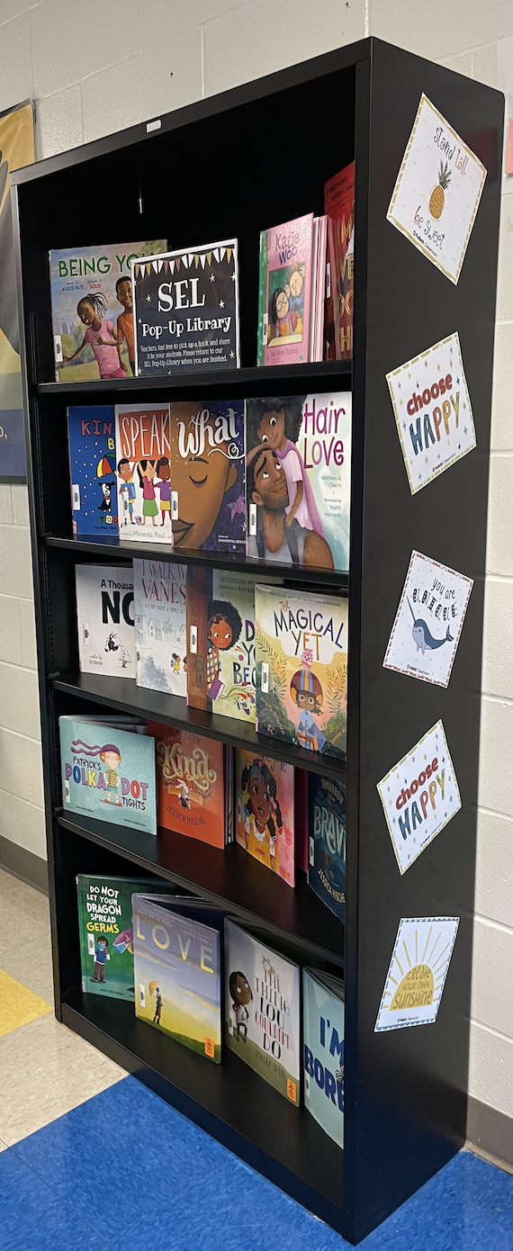 The Library Voice: Setting Up Our SEL Pop-Up Library With Resources ...