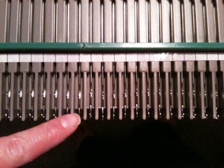 Natterings Smatterings: Bond Ultimate Sweater Machine Needle Positions