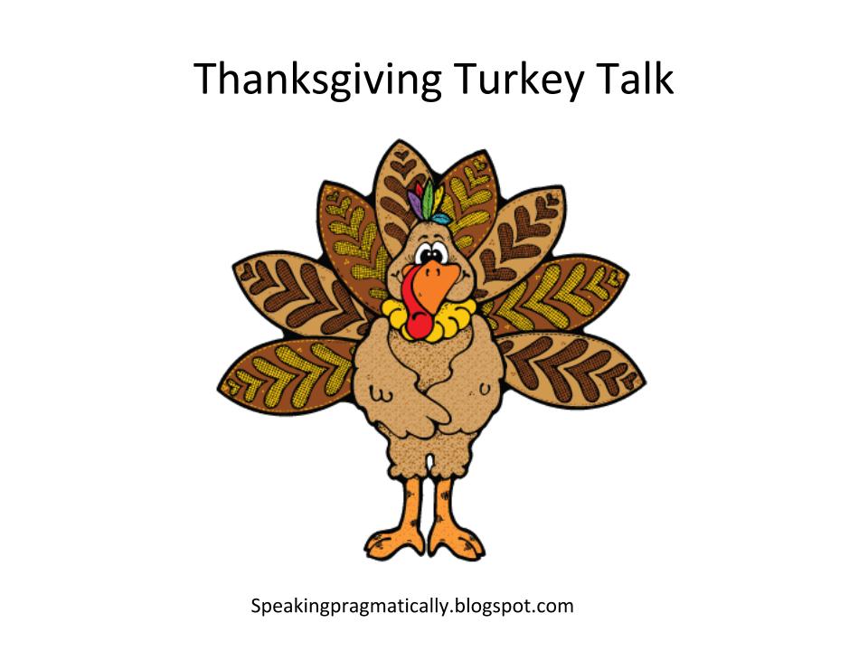 Speaking. Pragmatically : "Turkey Talking Categories" [free download below]