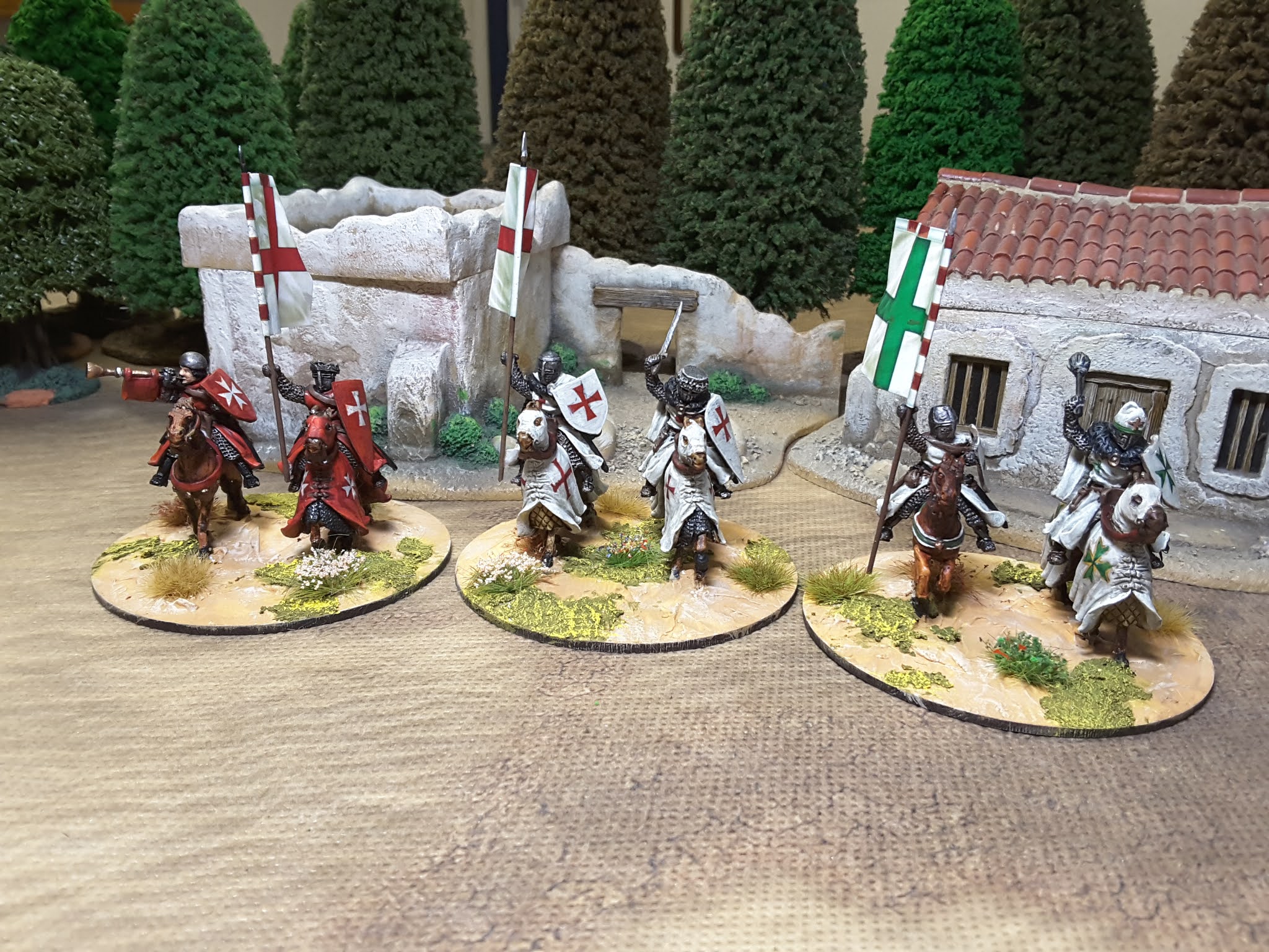 Yarkshire Gamer: 28mm Crusades Command Bases