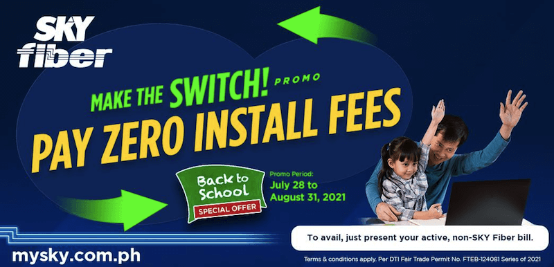 Deal: Sky Fiber offers FREE installation fees until August 2021!
