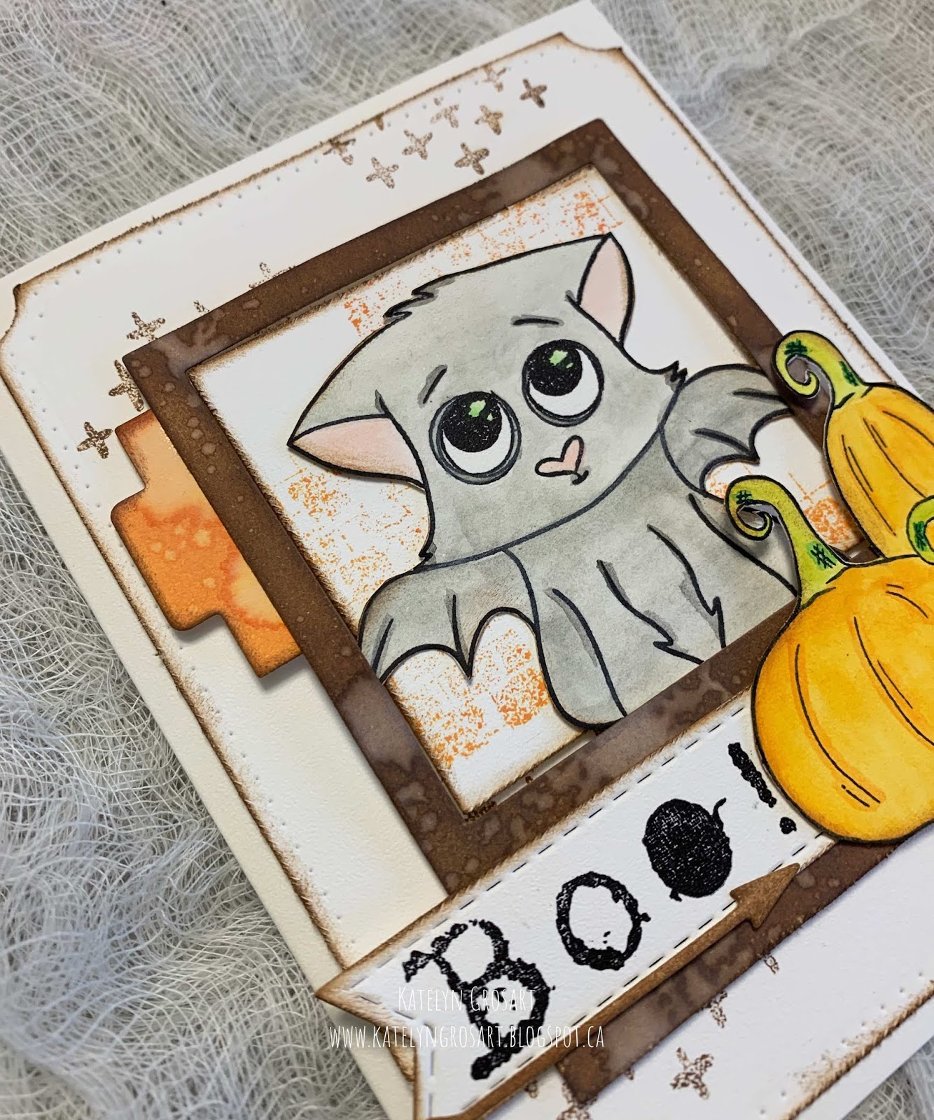 A Creative Journey: Boo! Halloween Card