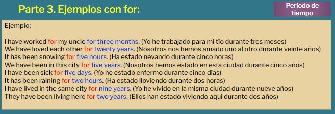 Cómo usar Since y For en inglés