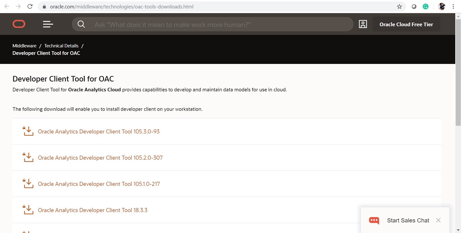 Connecting to OAC (Oracle Analytics Cloud) RPD using Admin Tool