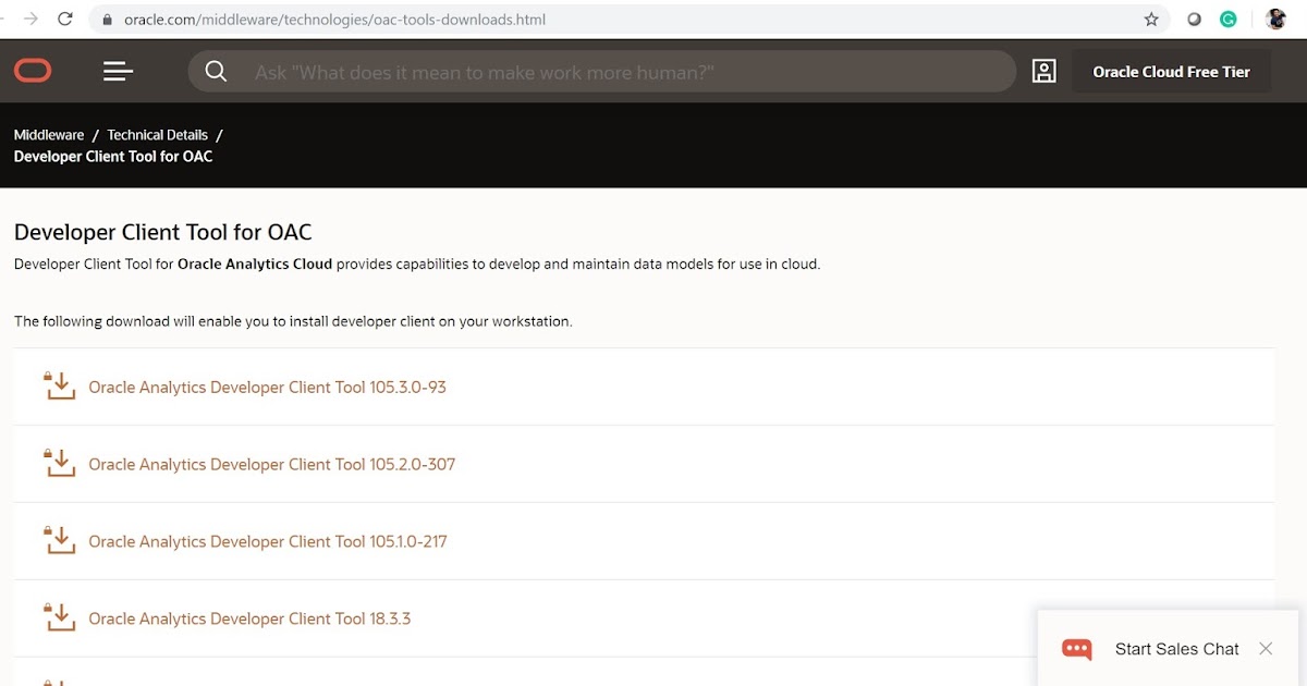 Connecting to OAC (Oracle Analytics Cloud) RPD using Admin Tool