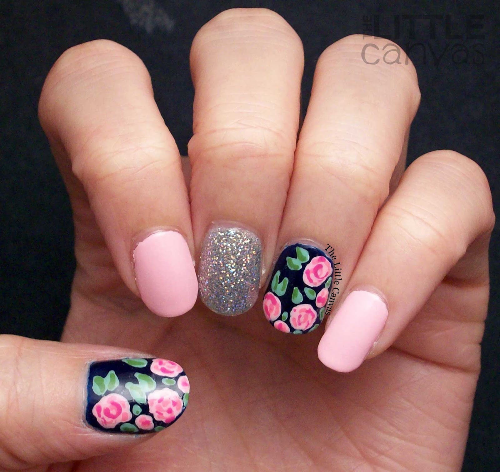 The One With the Roses Feat. Serendipity Polish! - The Little Canvas