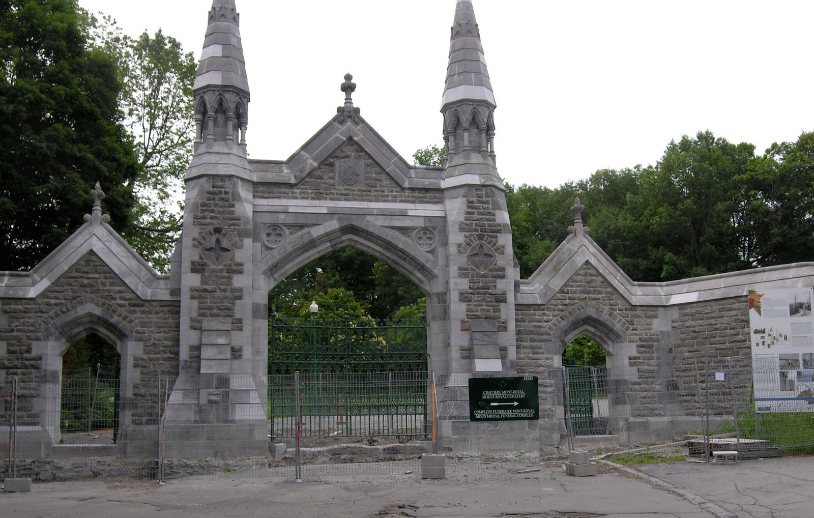 Recreating Eden: Saturday Photo: Cemetery Gates over Time