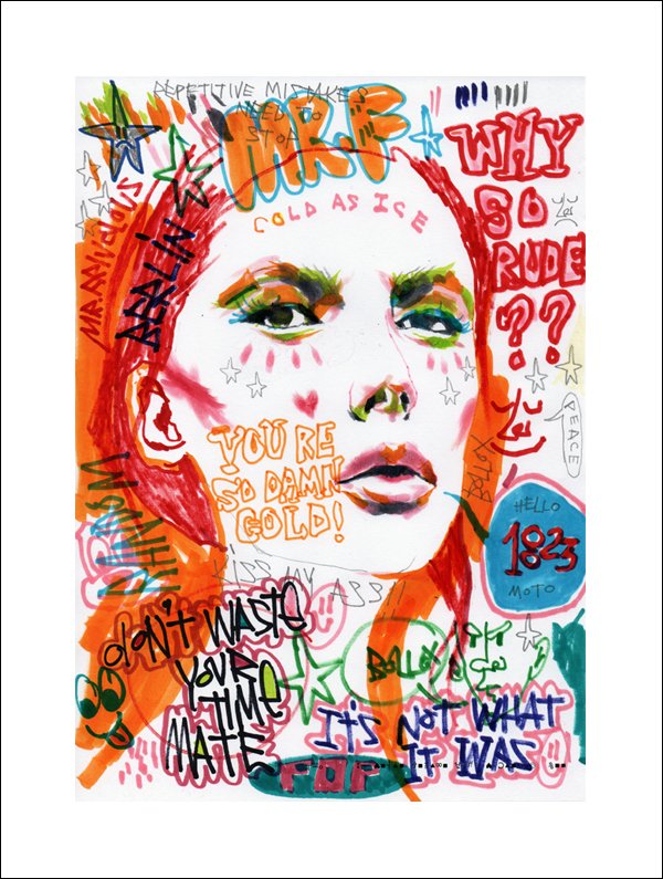 INSIDE THE ROCK POSTER FRAME BLOG: Mr Frivolous Why So Rude ? Print