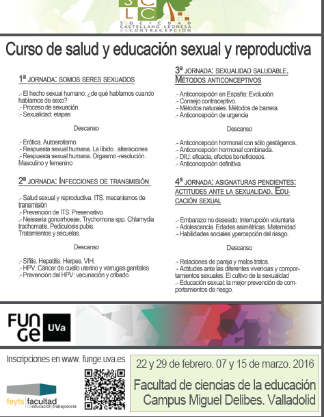 Edublog Enfermería Curso De Salud Sexual Y Reproductiva 2016