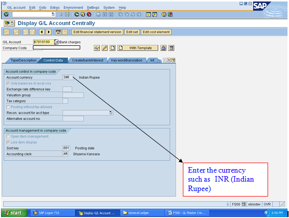 Free SAP Training Manuals: T Code-FS00: SAP FI (Financial) USER MANUAL ...