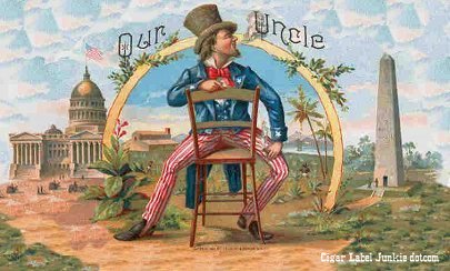 MemoriesandMiscellany: Uncle Sam and Cigars: Puffing on Patriotism