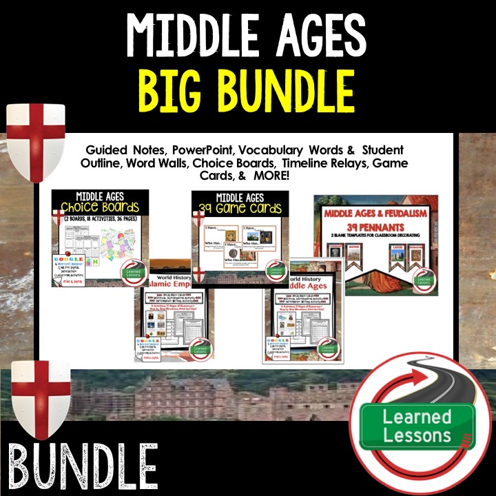 Ancient World History MEGA BUNDLE Early Man to Renaissance ...