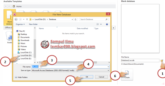 Software contoh database perpustakaan dengan microsoft access 2007 ...
