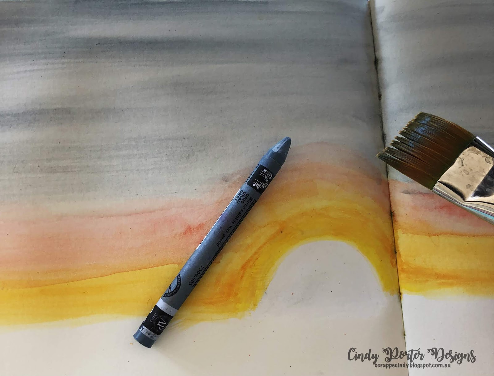 Creative people don't play by the Rules: Beach Sunset Journal Spread ...