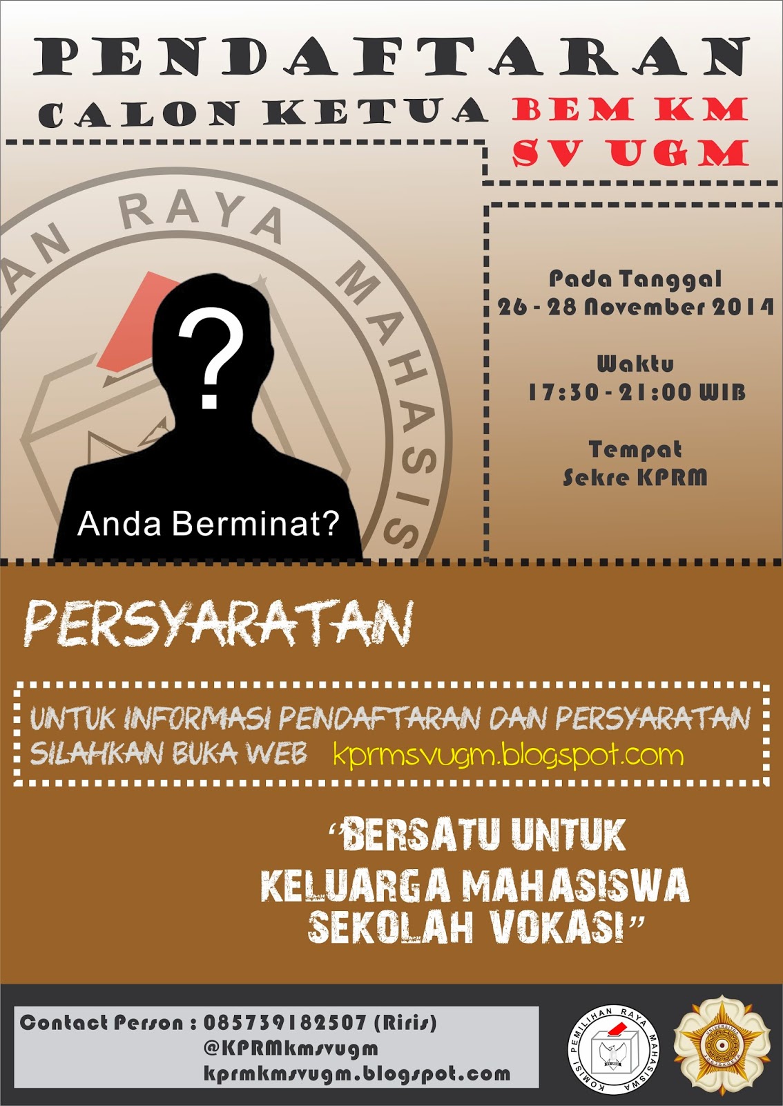 KPRM KM SV UGM | KPRM KM SV UGM