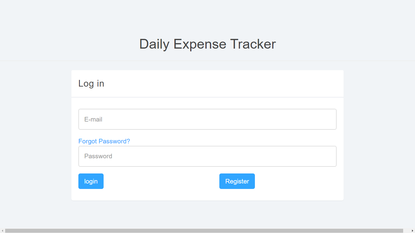 Free Source Code in php mysql Simple Daily Tracker System Project
