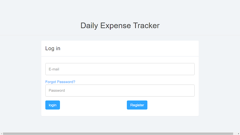 Free Source Code in php mysql Simple Daily Tracker System Project