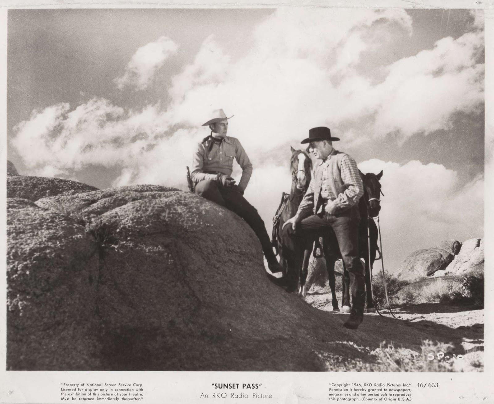 Laura's Miscellaneous Musings: Tonight's Movie: Sunset Pass (1946)