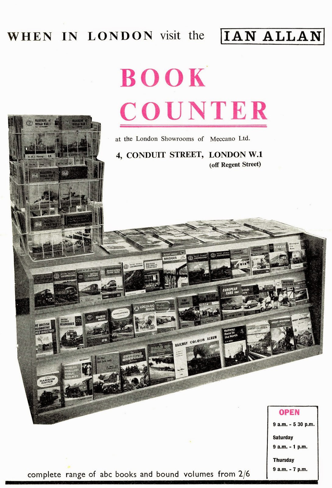 Vintage Stuff: Ian Allan book counter