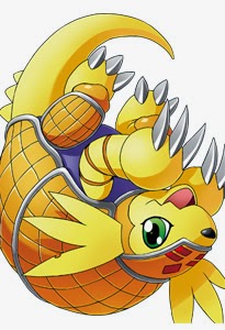 Armadillomon Line Tortomon ~ MEU×DIGIMON