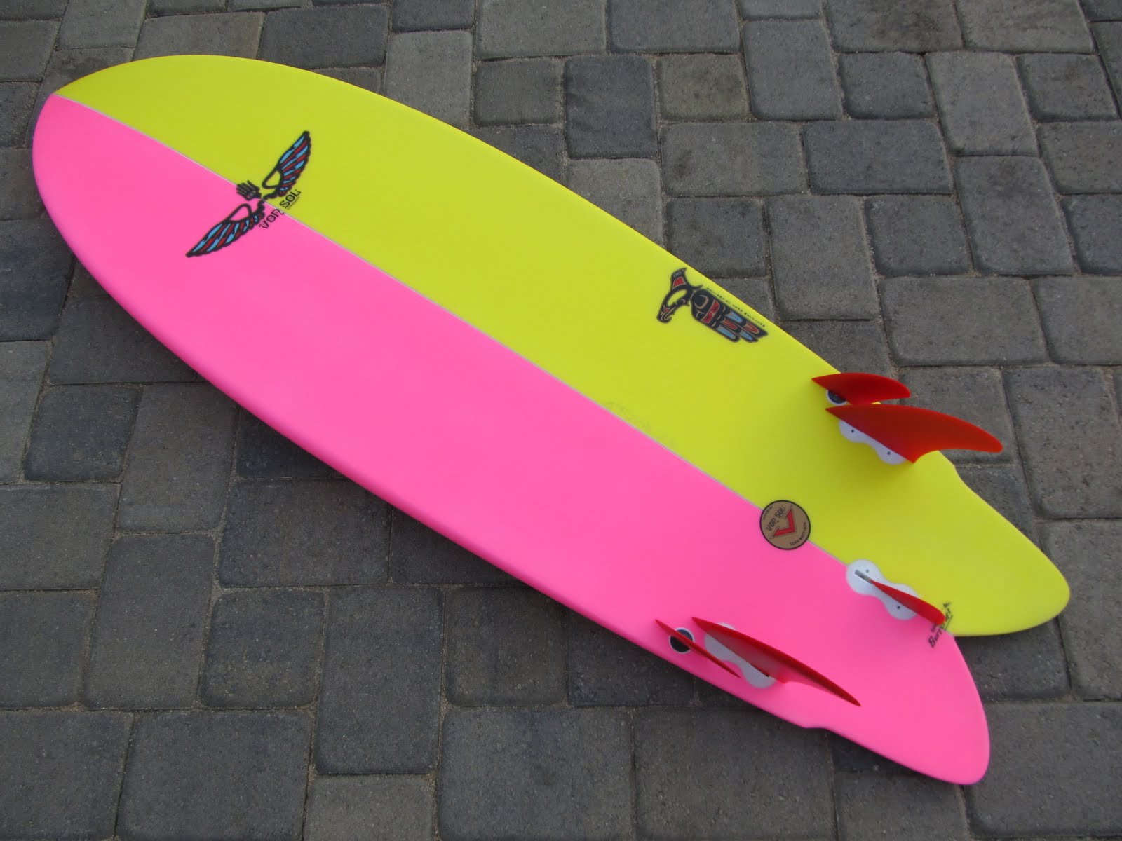 Von Sol Surfboards, Oceanside California: The Nubster and the Twinzer 5