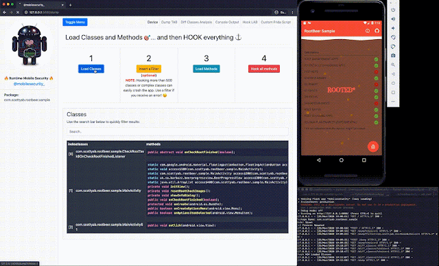 Runtime Mobile Security Rms A Powerful Web Interface To Manipulate Android Java Classes And
