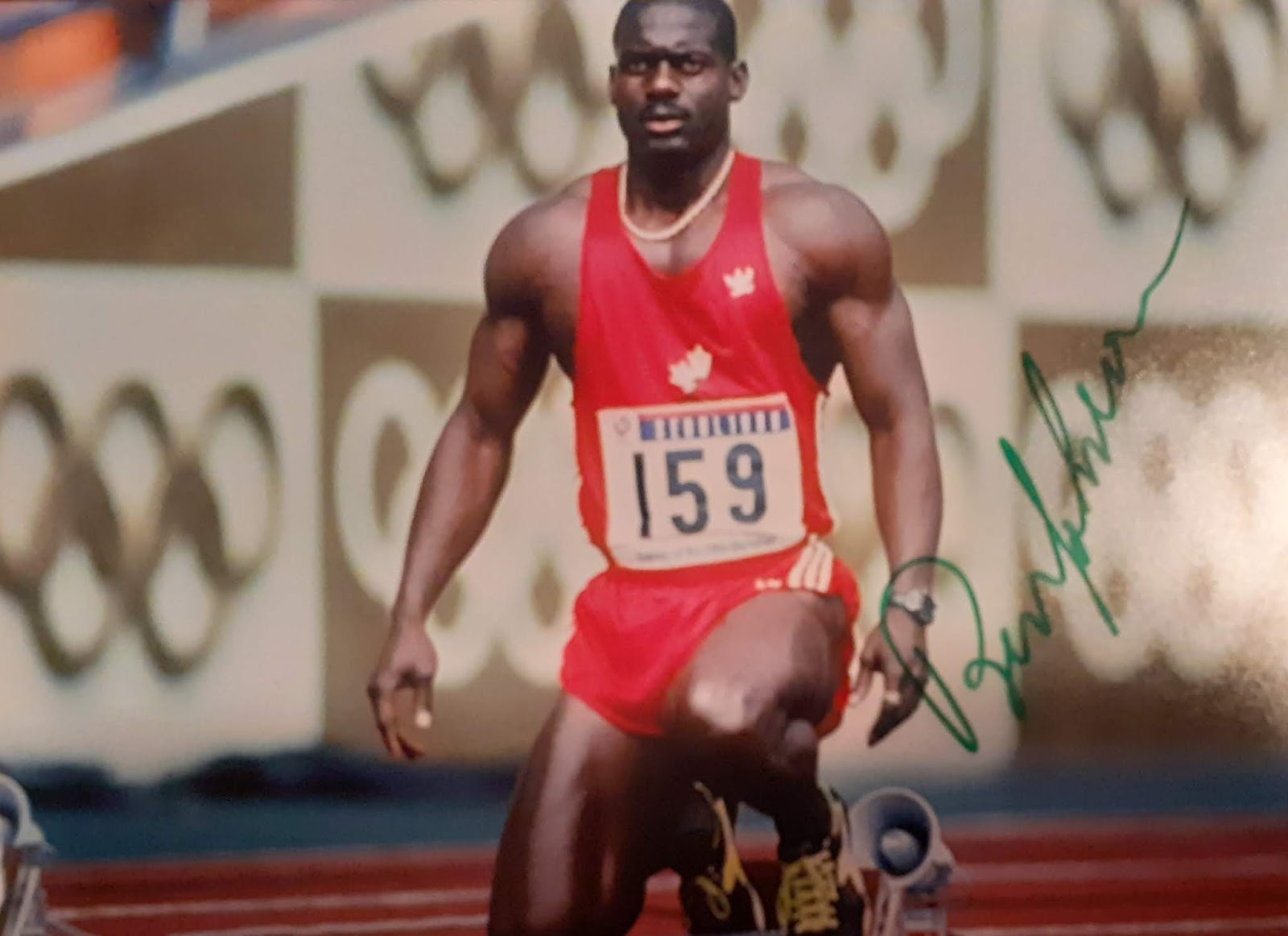 Autograph VIP: Ben Johnson, a Jamaican-born Canadian former sprinter ...