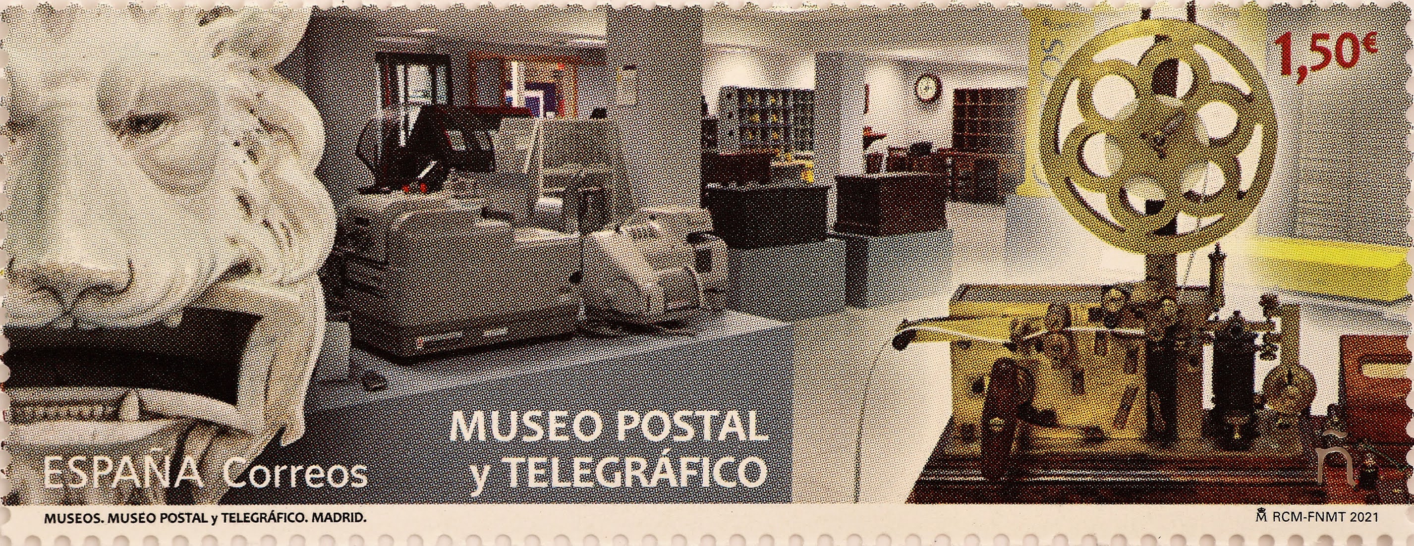 Sellos de Filatelia de España: SELLO | MUSEO POSTAL Y TELEGRÁFICO