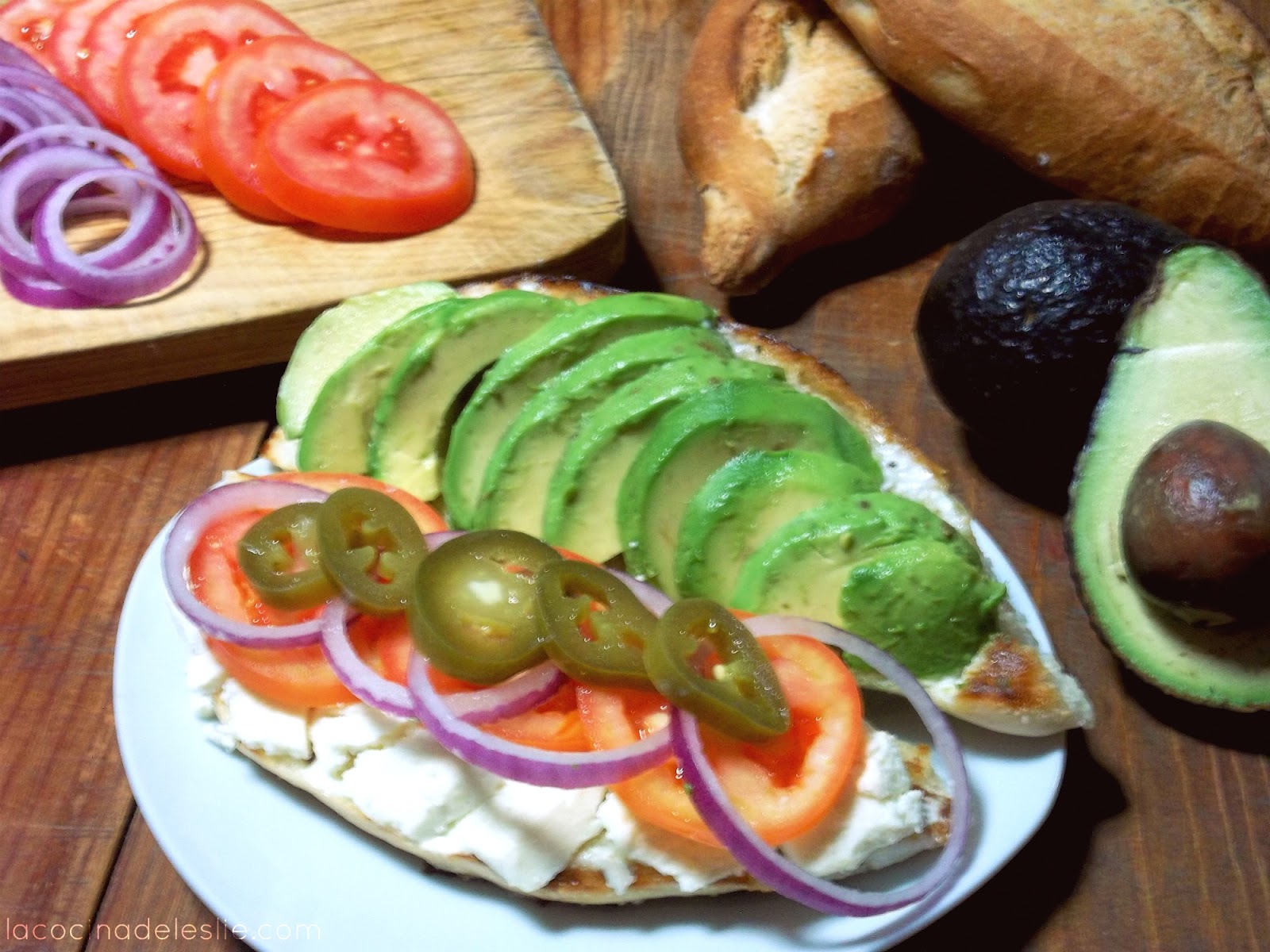 Lonche de Aguacate con Queso #amolosaguacates - La Cocina de Leslie
