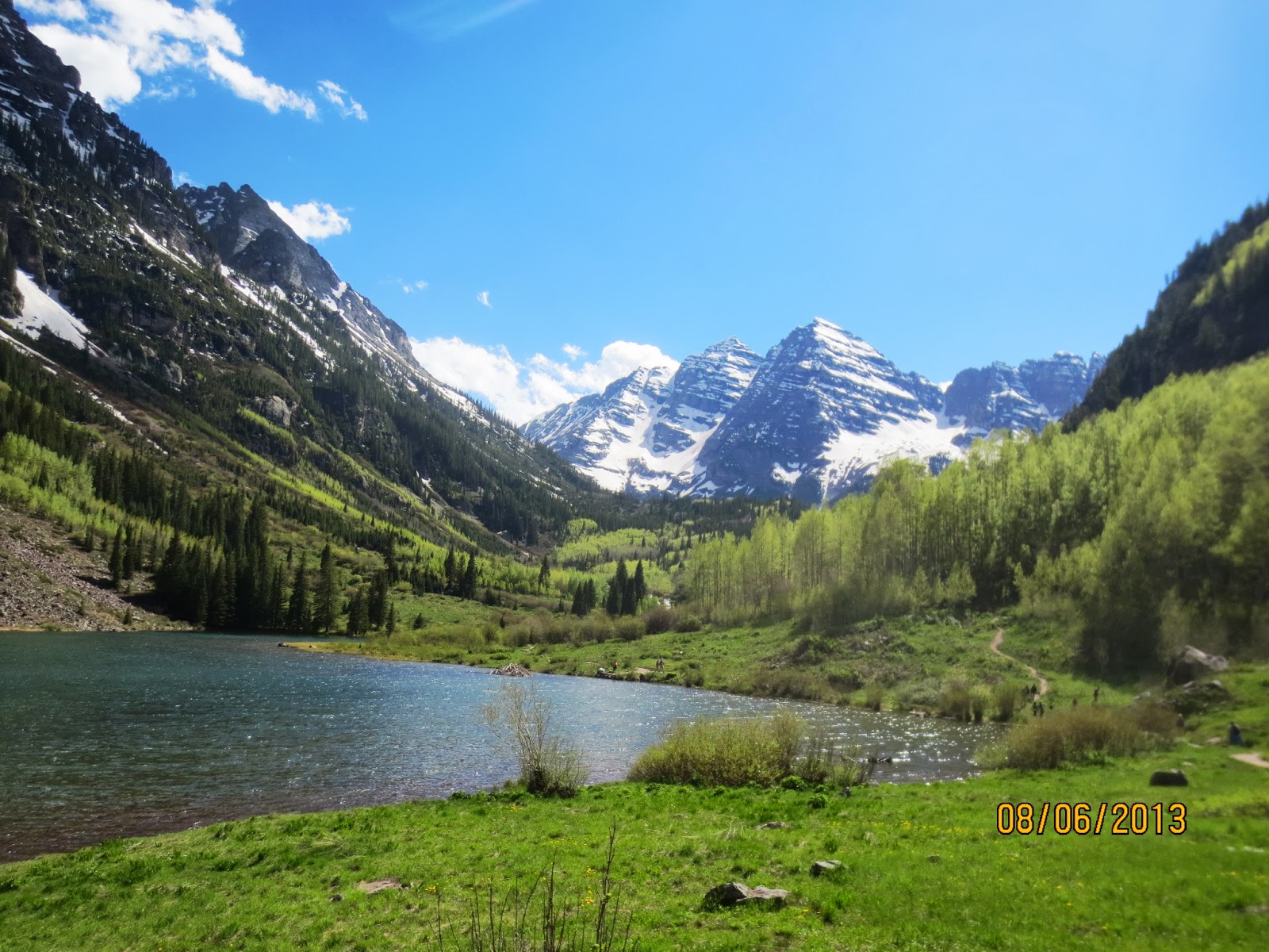 The Travelling Lindfields: Maroon Bells - The most photographed ...