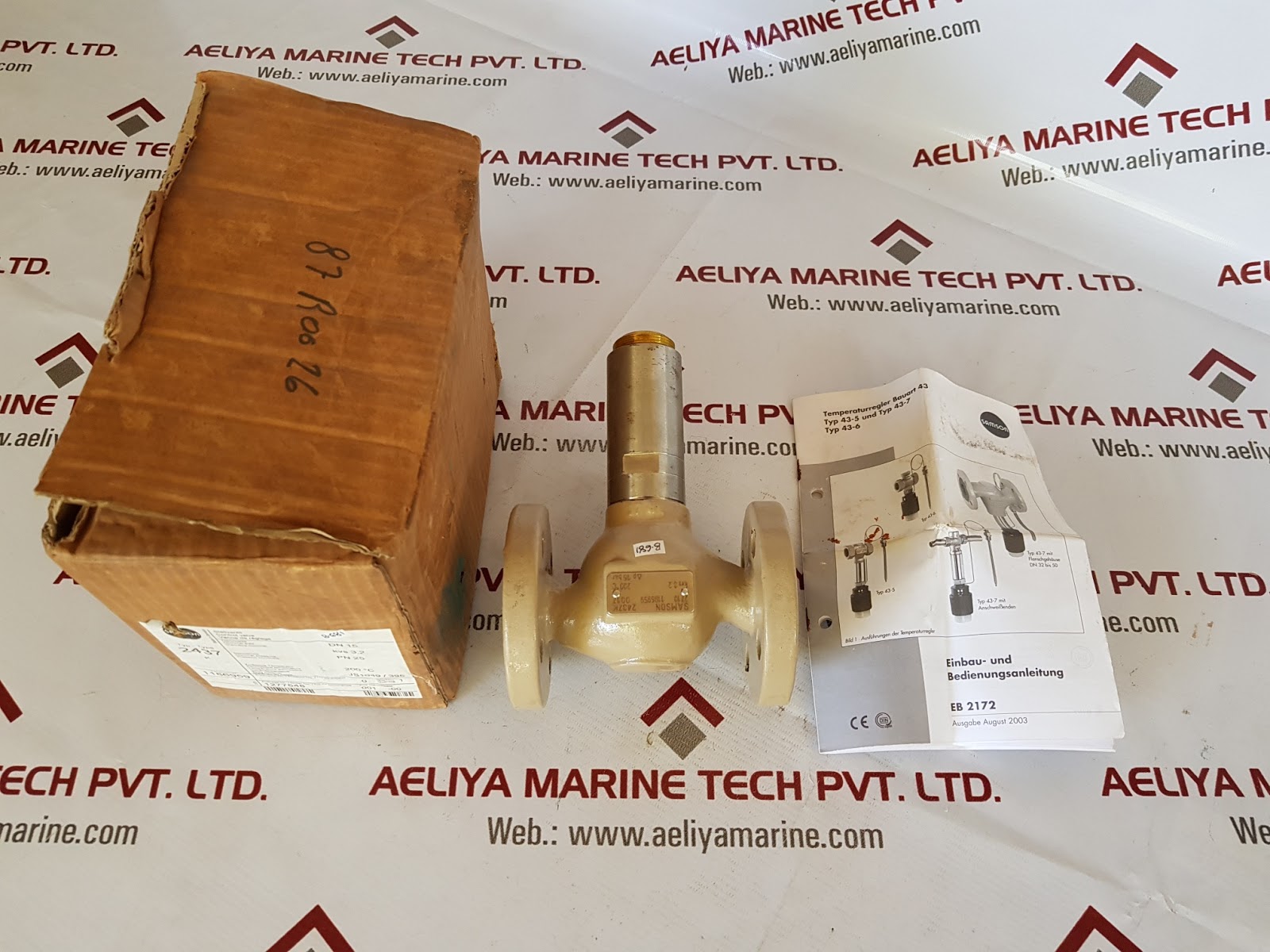 SAMSON 2437K STELLVENTIL CONTROL VALVE - Aeliya Marine